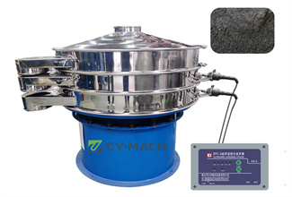 Ultrasonic rotary vibrating sieve for graphite powder in cy-mach.com
