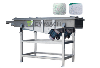 Sand spiral conveyor screening and sorting linear vibrating screen