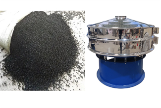 Rotary Vibrating Sieve for tire rubber particles in cy-mach.com